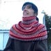 PDF Knitting Pattern Cowl With Bicolor Fishermen's Ribs - Etsy