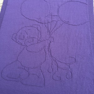 PDF Knitting Pattern DUMBO Blanket in Relief, Easy to Knit - Etsy