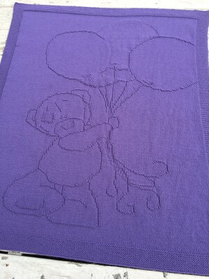 PDF Knitting Pattern DUMBO Blanket in Relief, Easy to Knit - Etsy Canada