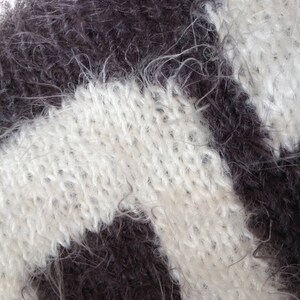 PDF Knitting Pattern Bicolor Sport Sweater Hairy Wool With Customizable ...