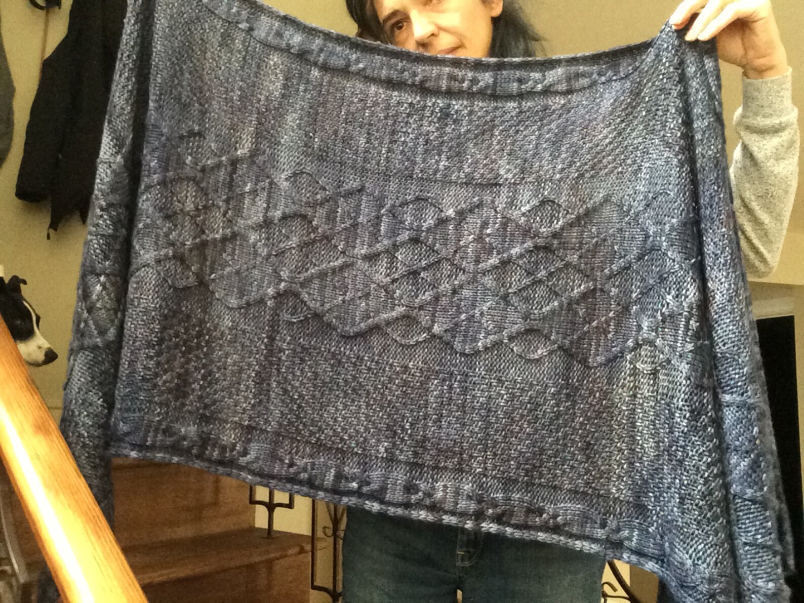 PDF Knitting Pattern Rectangular Wrap Scarf Shawl, Argyle Design - Etsy