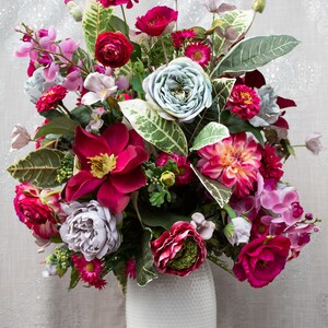 XL SILK Arrangement,silk Floral Design, Large Silk Arrangement, Elegant ...