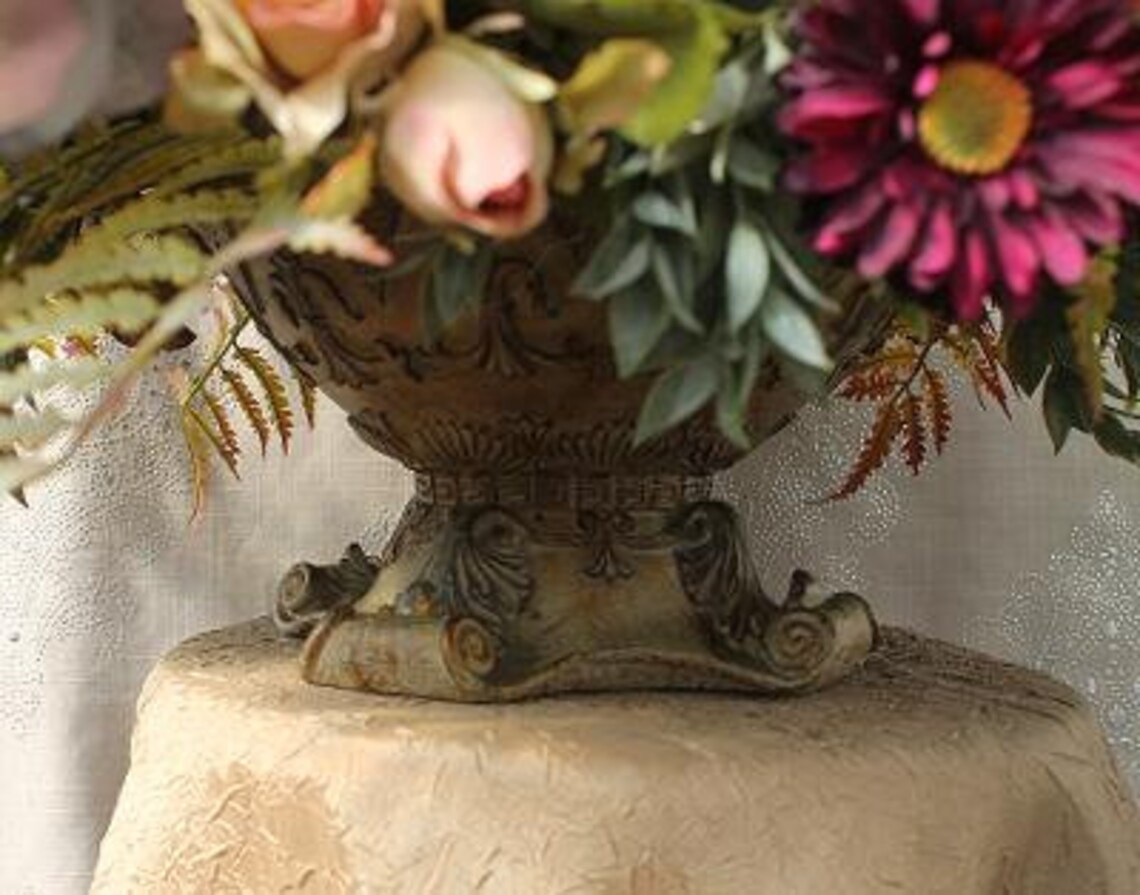 XL TUSCAN FLORAL Arrangement Formal Table Centerpiece Silk - Etsy