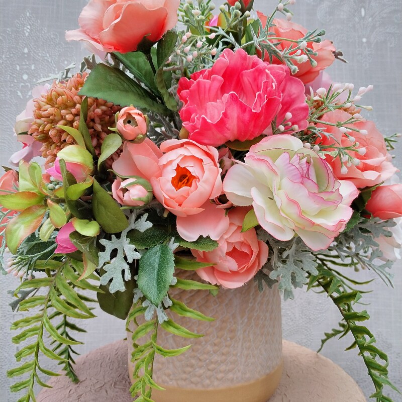 Silk Flower Table Centerpieces - Etsy