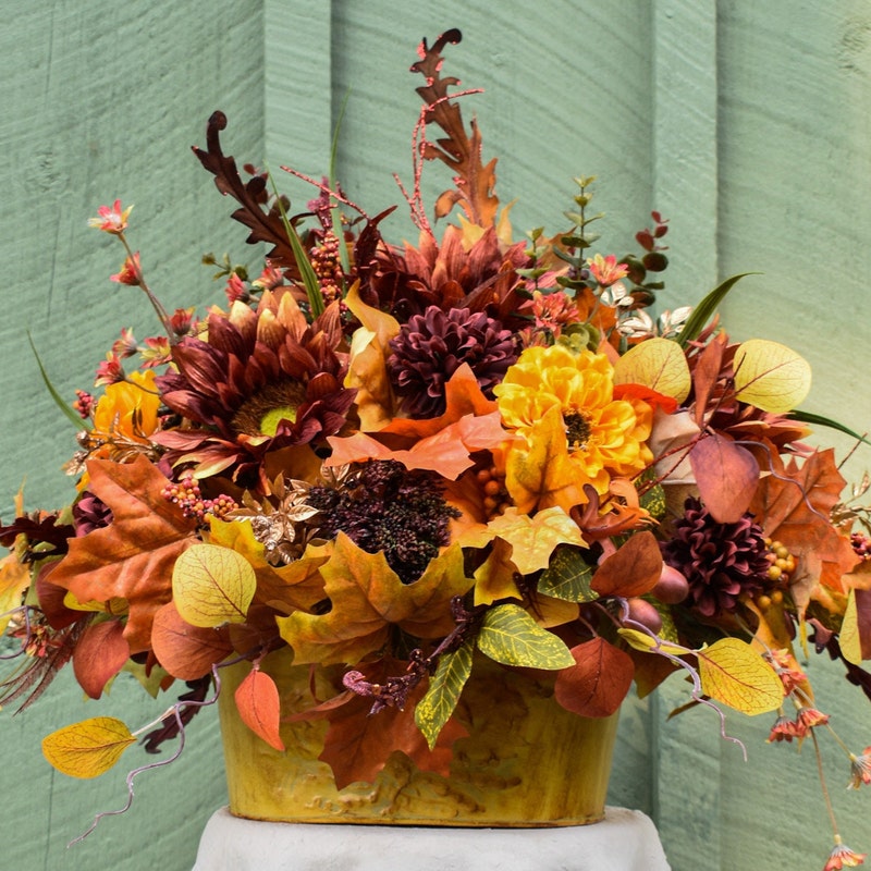 Tuscan Floral Arrangement - Etsy