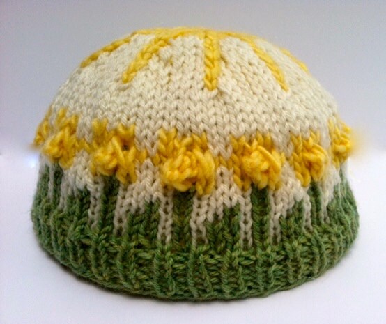 Daffodil Hat Knitting Pattern (PDF Download) - Etsy