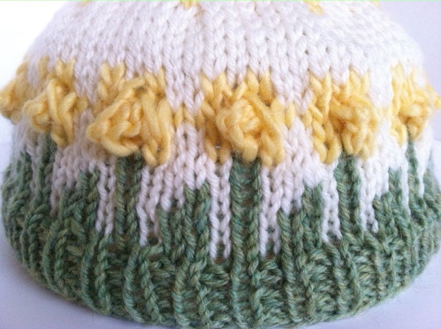 Daffodil Hat Knitting Pattern (PDF Download) - Etsy