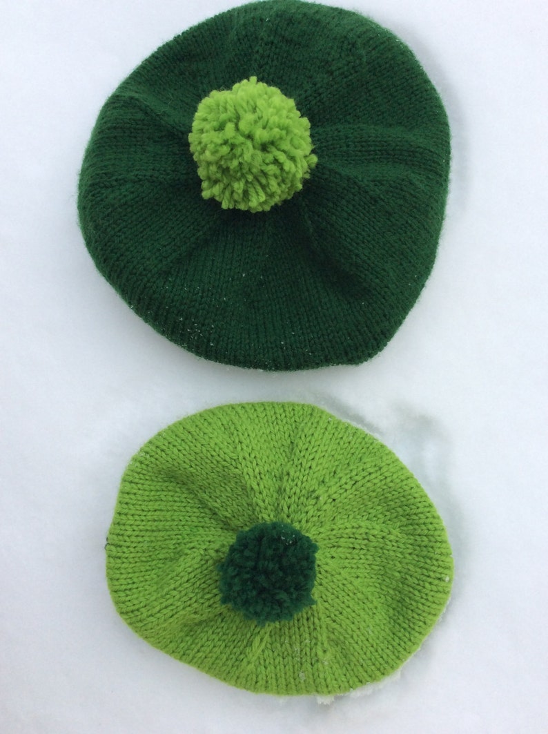 Shamrock Tam Knitting Pattern PDF Download - Etsy