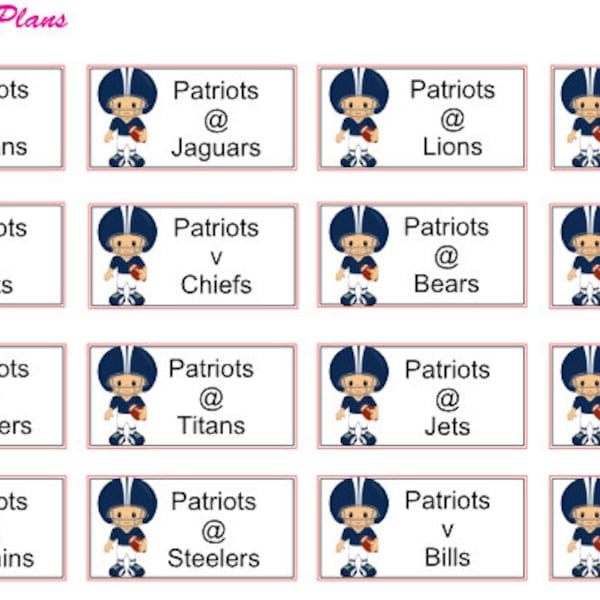Nfl Stickers - Etsy