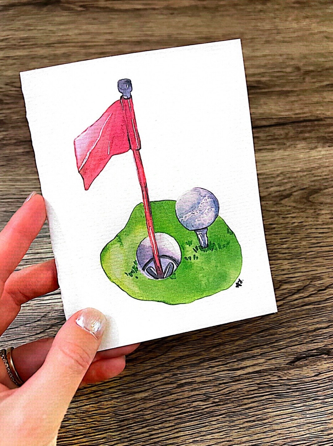 Hole in One | Greeting Cards - Etsy