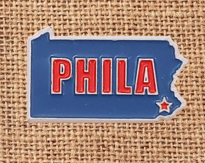 Philadelphia PHILA PA State Enamel Lapel Pin - Etsy