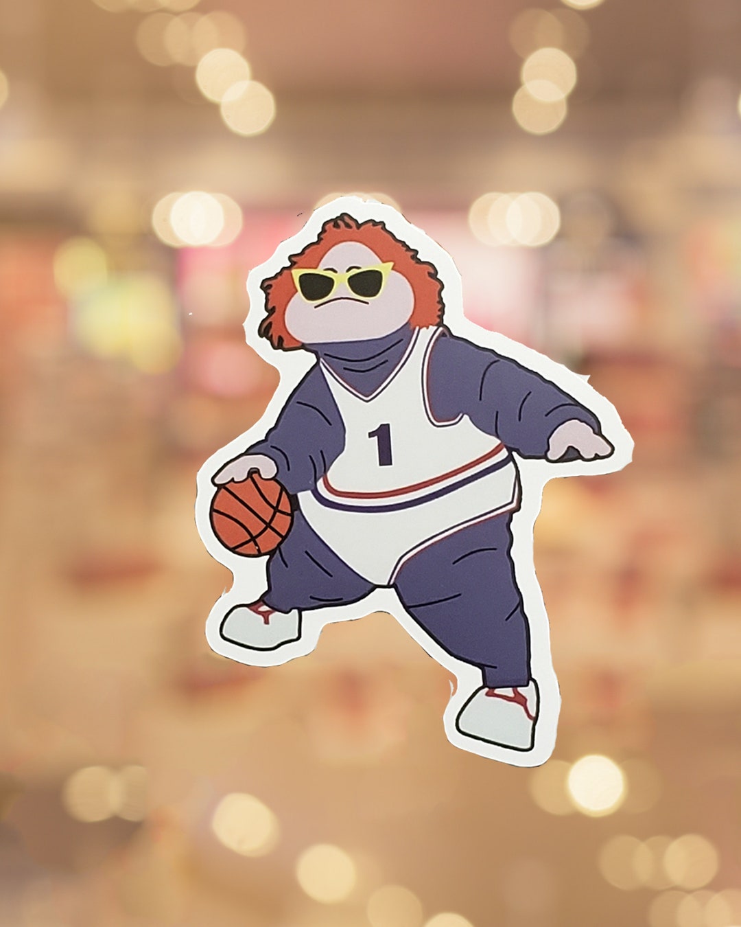 Philadelphia 76ers Old Throwback Retro Mascot Big Shot 3 Vinyl Sticker ...