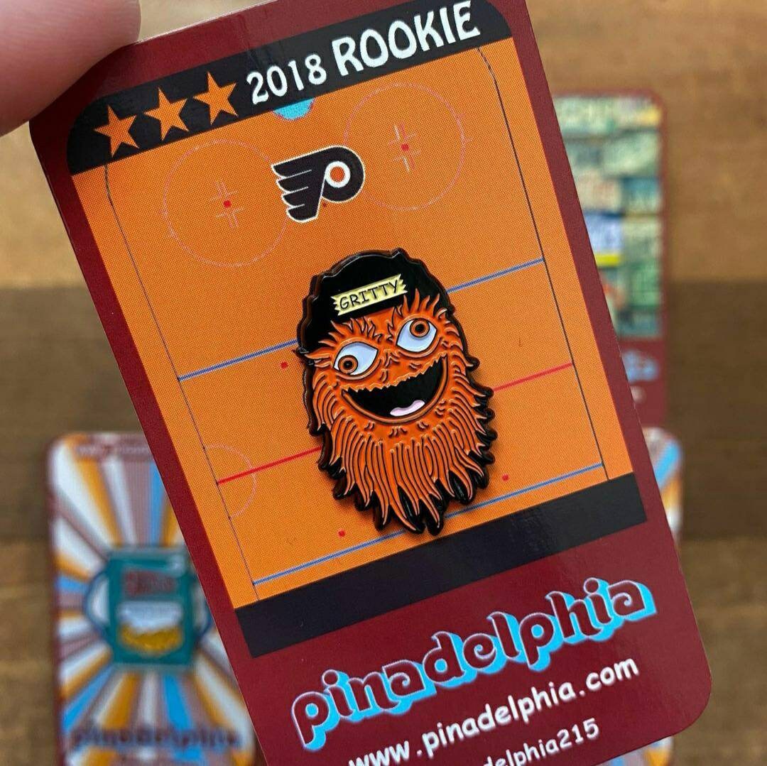 Philadelphia Flyers Gritty Mascot Enamel Lapel Pin | Etsy
