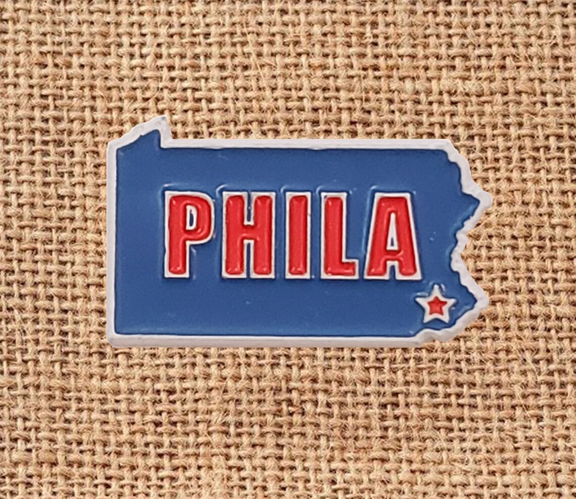 Philadelphia PHILA PA State Enamel Lapel Pin - Etsy