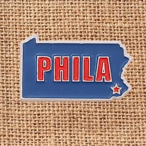 Philadelphia PHILA PA State Enamel Lapel Pin - Etsy