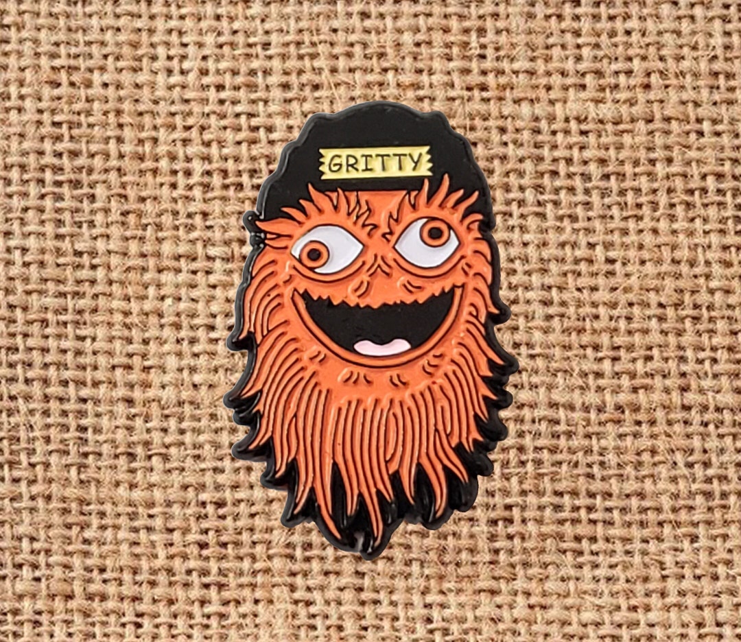 Philadelphia Flyers Gritty Mascot Enamel Lapel Pin Holiday Gift ...