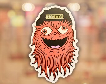 Gritty Vinyl Sticker, Funny Philadelphia Sticker - Etsy