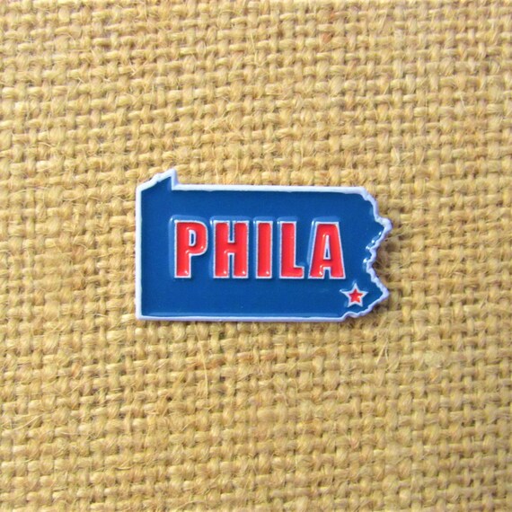 Philadelphia PHILA PA State Enamel Lapel Pin | Etsy