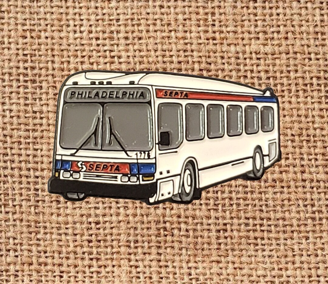 Philadelphia Septa Bus Enamel Lapel Pin - Etsy
