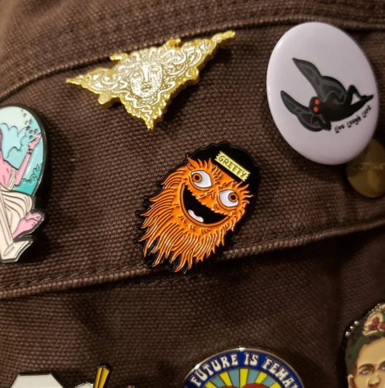 Philadelphia Flyers Gritty Mascot Enamel Lapel Pin - Etsy