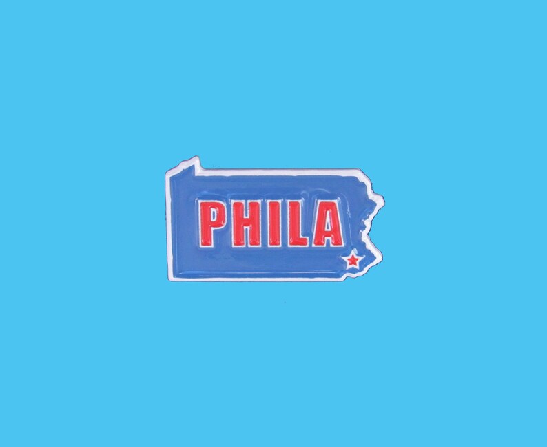 Philadelphia PHILA PA State Enamel Lapel Pin - Etsy