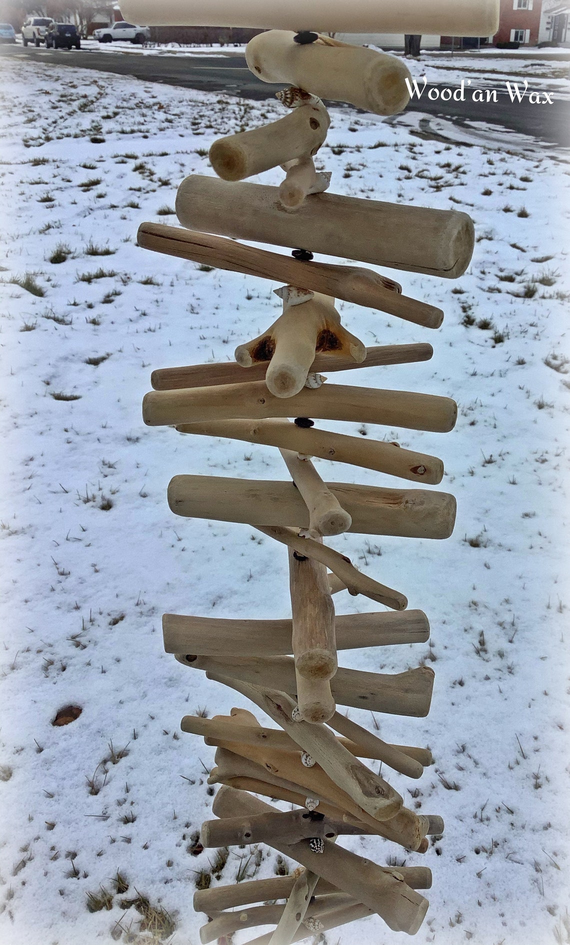Seashells & Driftwood Valhalla Ladder Viking Wind Chime | Etsy