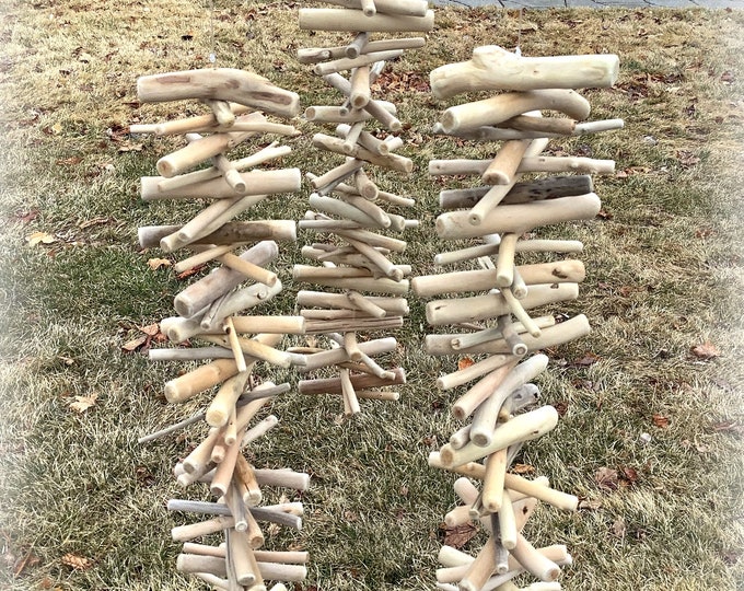 Driftwood Valhalla Ladder, Viking Wind Chime, Protection, Driftwood ...