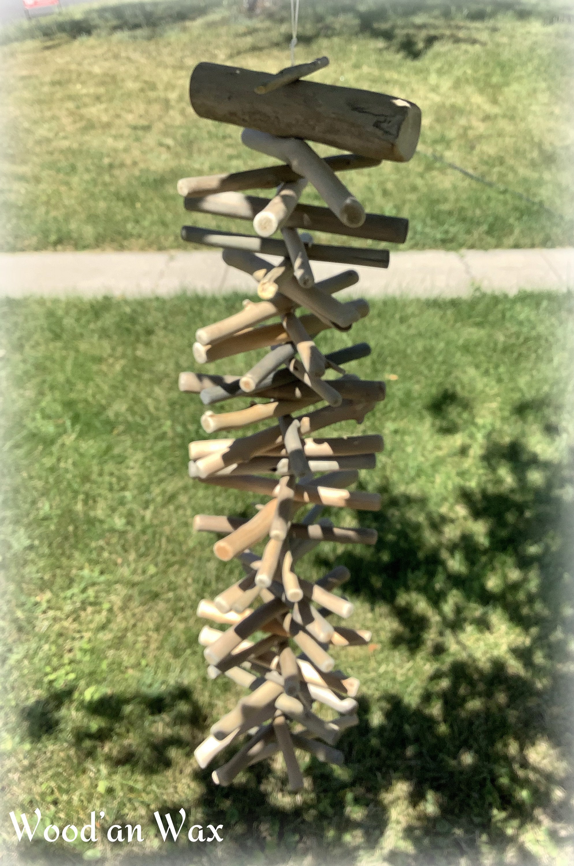 Driftwood Valhalla Ladder Viking Wind Chime Protection | Etsy Canada