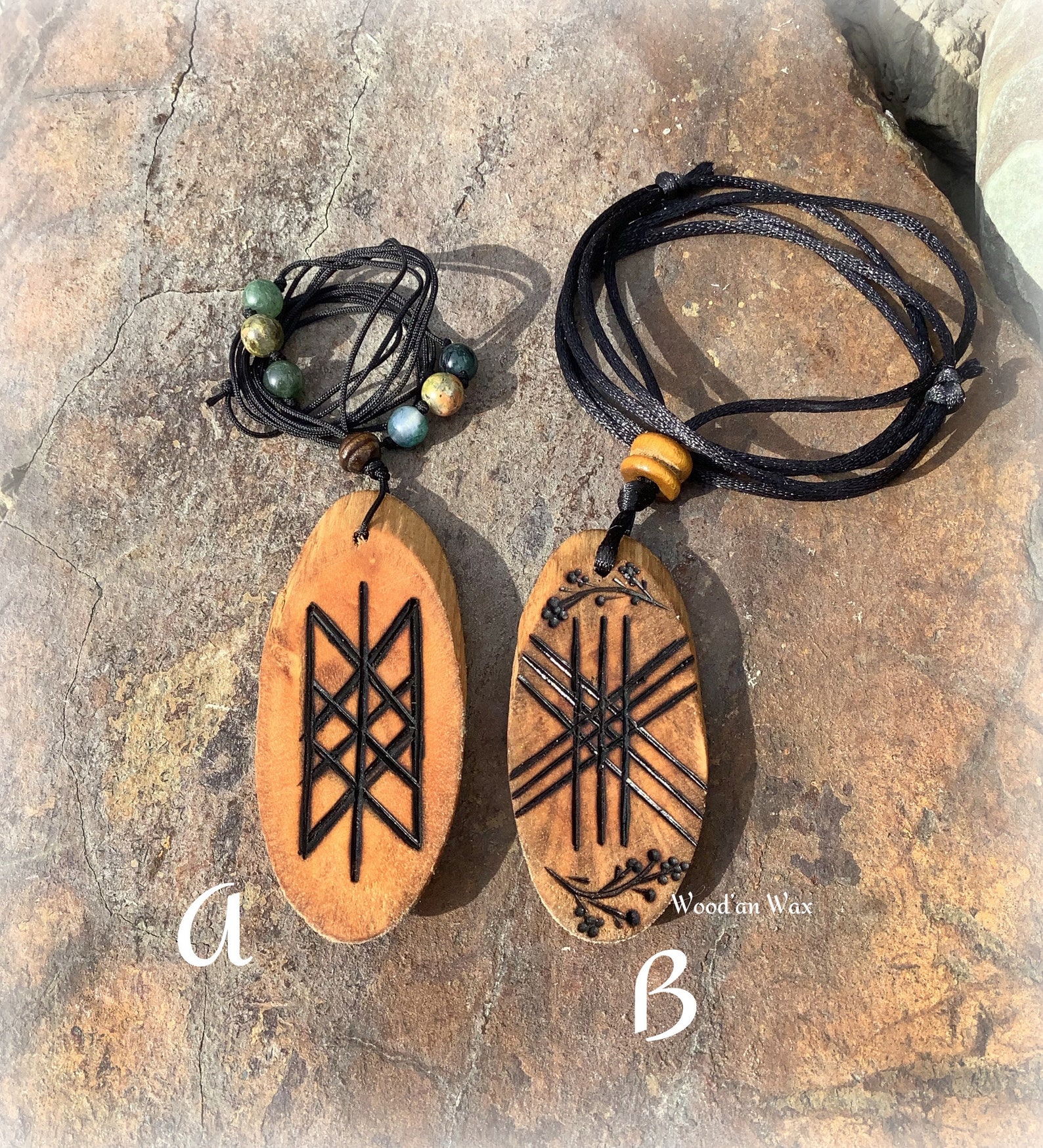 Web of Wyrd Bndrune Pendant, Yggdrasil, Tree of Life, Bindrune Pendant ...