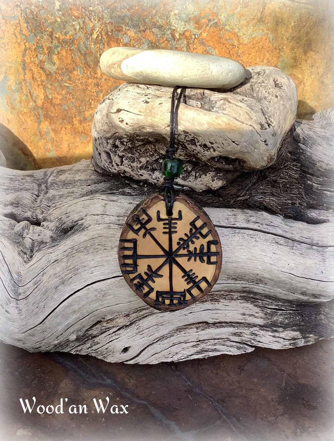 Safe Travel / Vegvisir Bind Rune Talisman for Your Car, Personal Travel ...