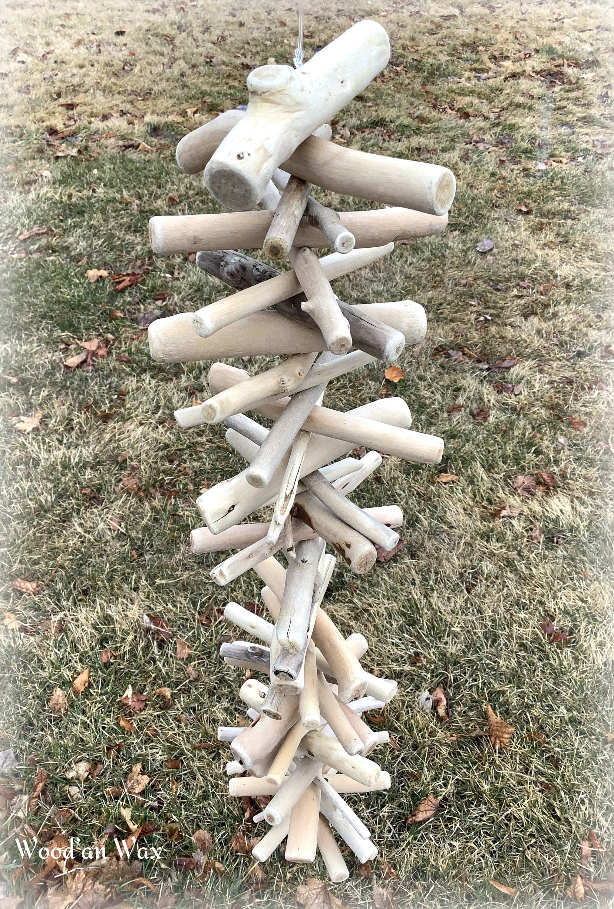 Driftwood Valhalla Ladder Viking Wind Chime Protection | Etsy Canada