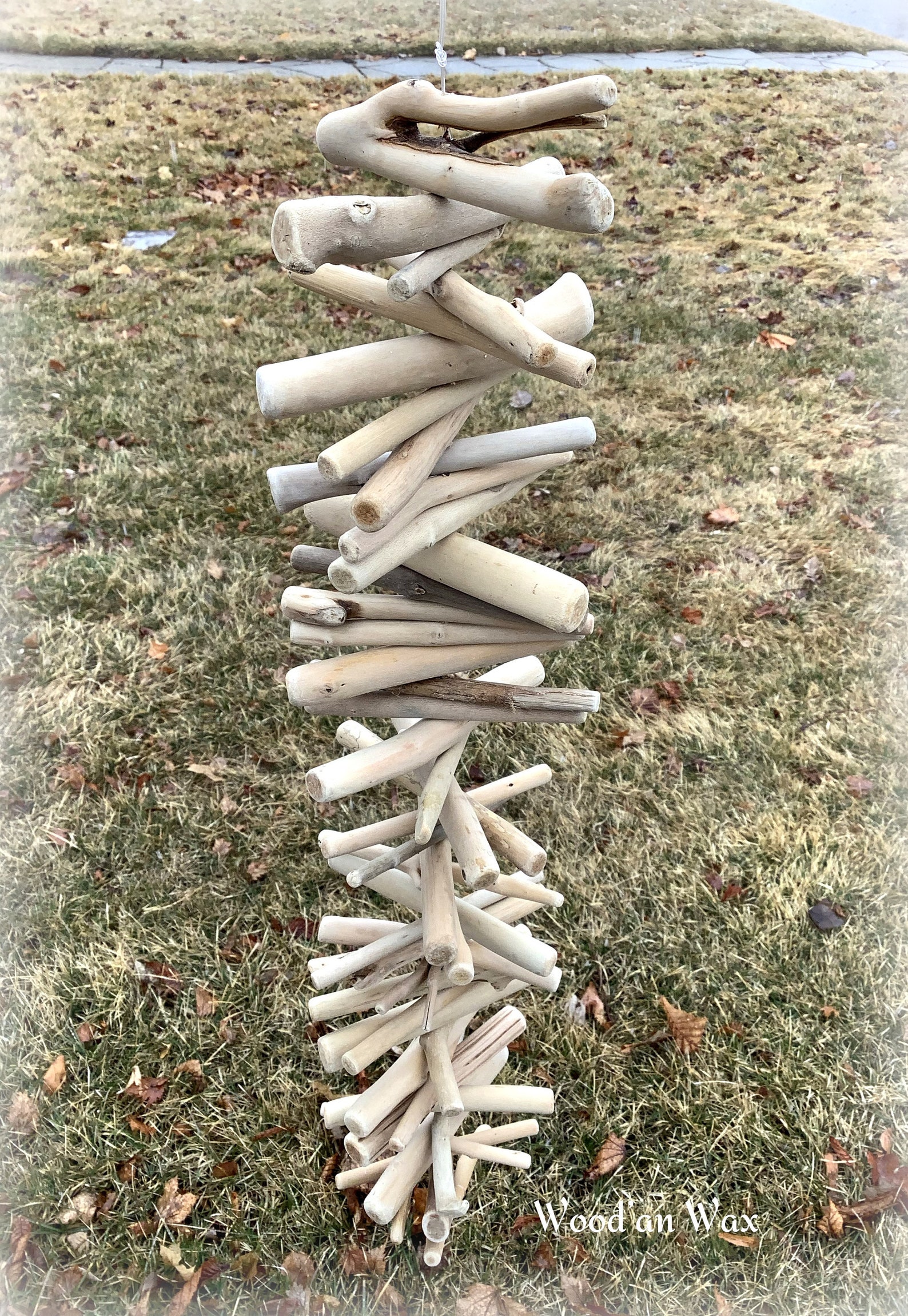 Driftwood Valhalla Ladder Viking Wind Chime Protection | Etsy Canada