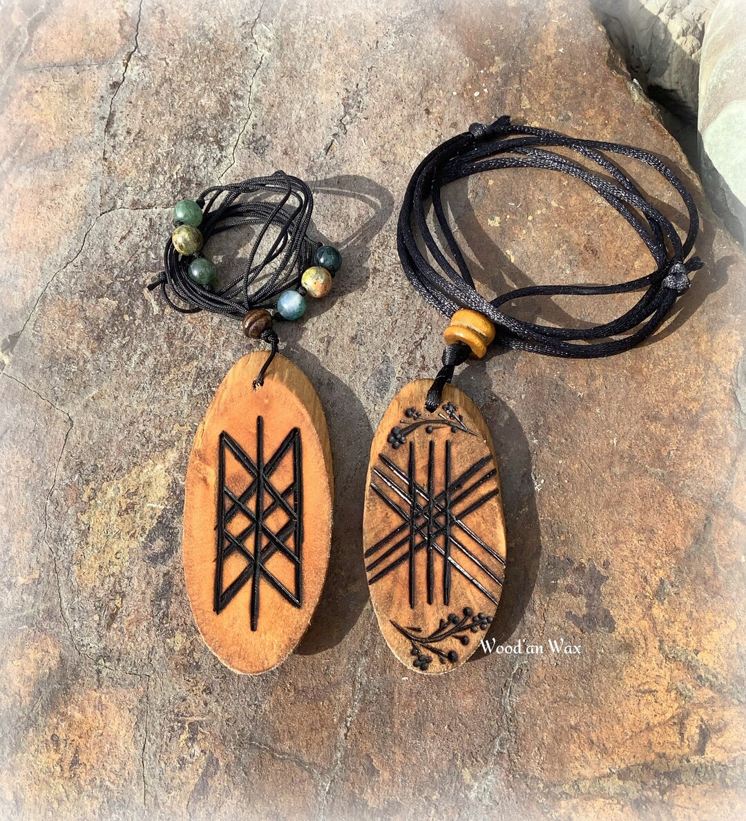 Web of Wyrd Bndrune Pendant, Yggdrasil, Tree of Life, Bindrune Pendant ...