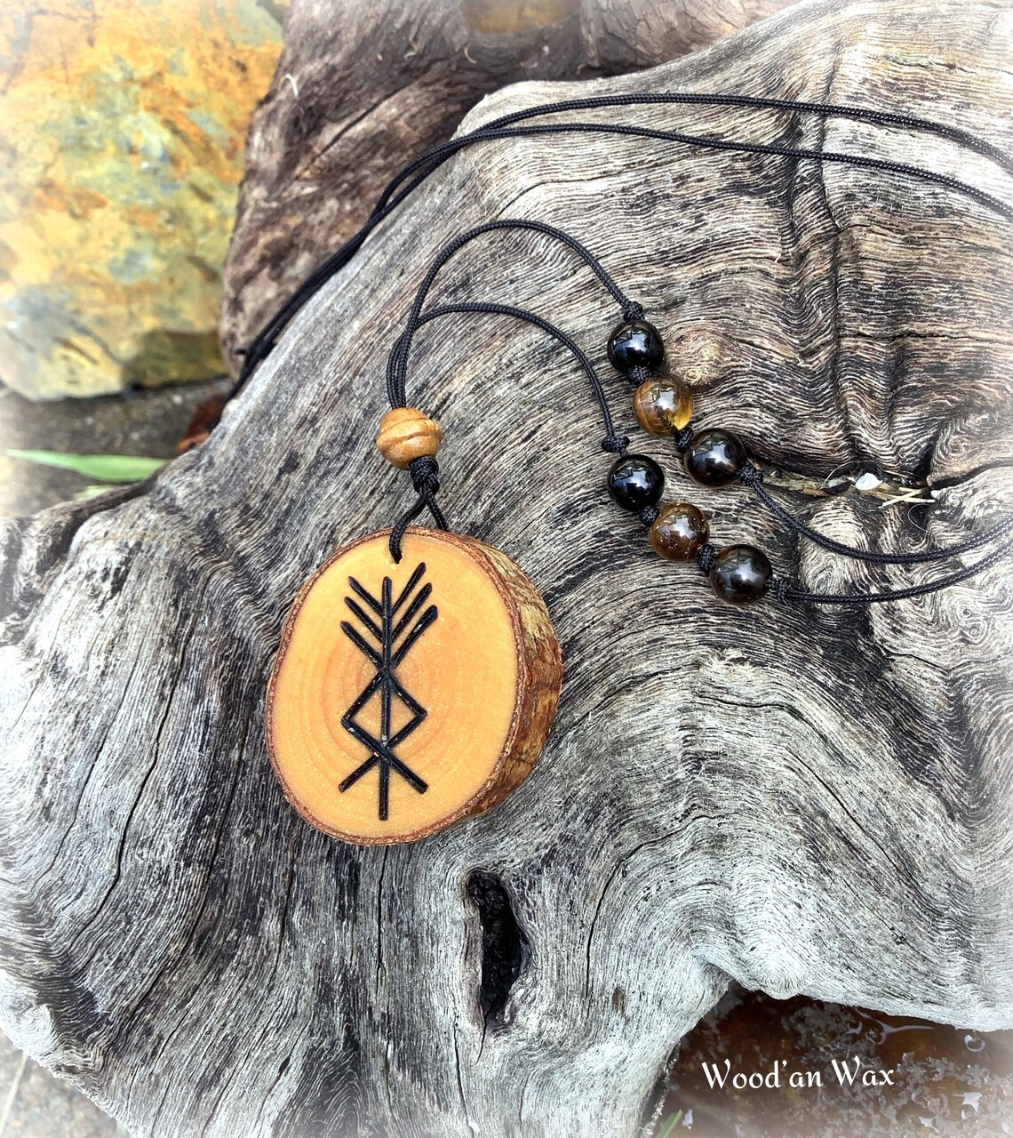 Personal Protection Safe Travel Bindrune Pendant Travel | Etsy