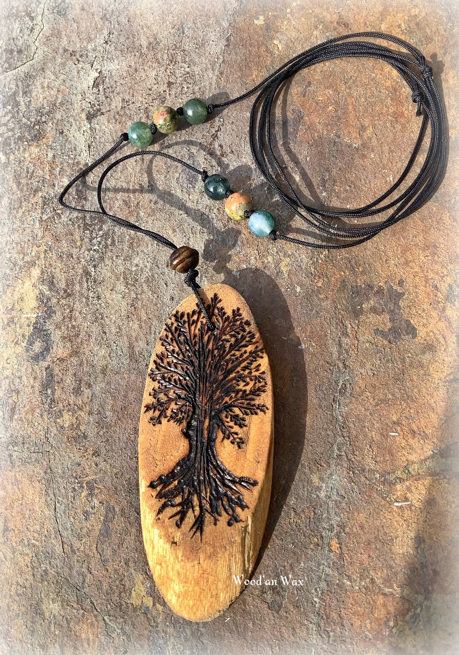 Web of Wyrd Bndrune Pendant, Yggdrasil, Tree of Life, Bindrune Pendant ...