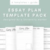 Exam Study Planner Printable Pack Student Exam Revision Template ...