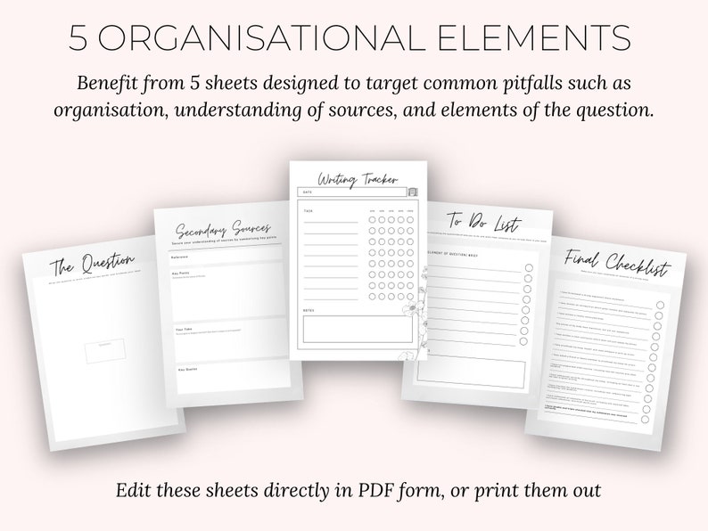 Complete Essay Guide and Planner Pack | College, University Student ...