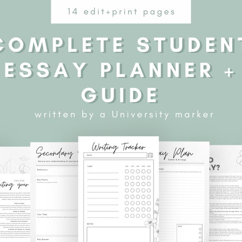 Research Proposal Planner Pack College and University | Etsy