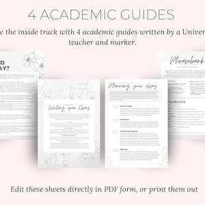 Complete Essay Guide and Planner Pack | College, University Student ...