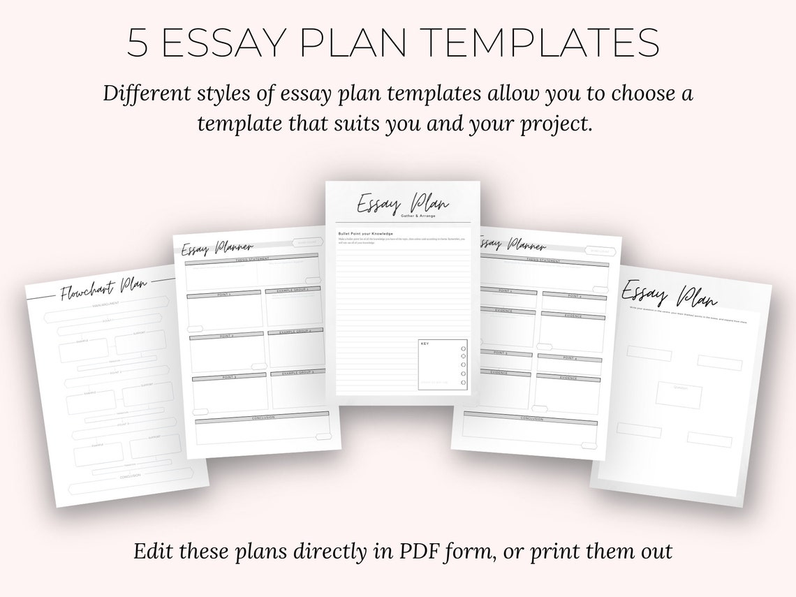 Complete Essay Guide and Planner Pack | College, University Student ...