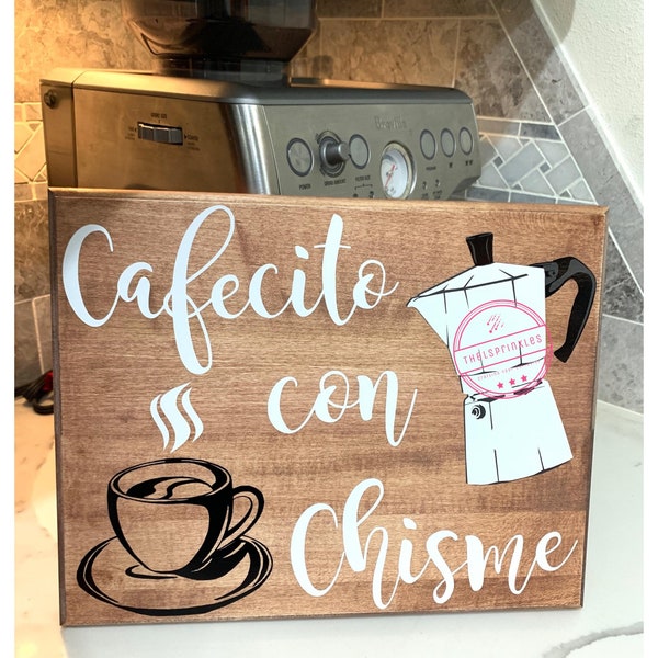 Cafecito Sign - Etsy
