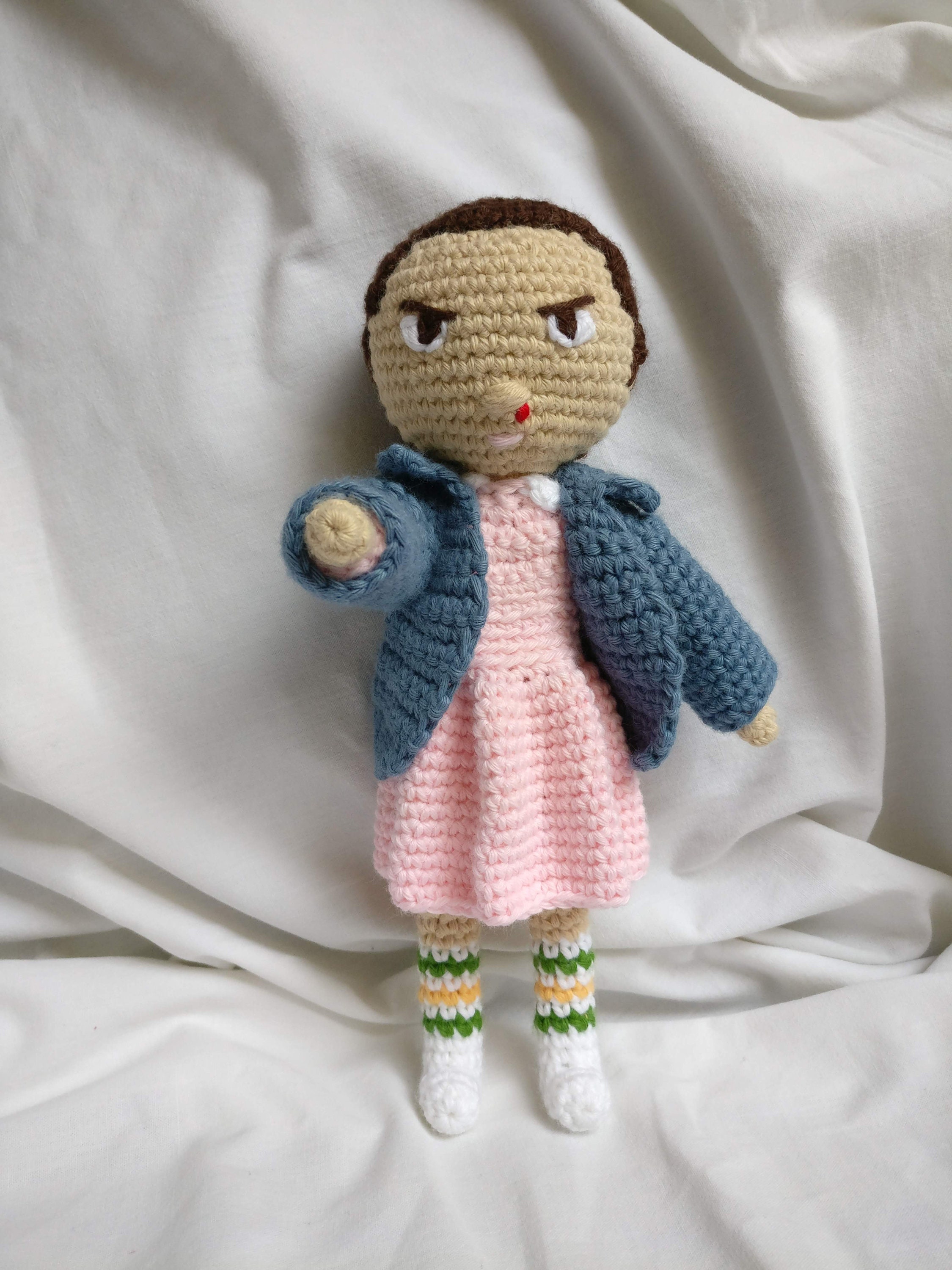Patrón Amigurumi Eleven Stranger Things Crochet - Etsy
