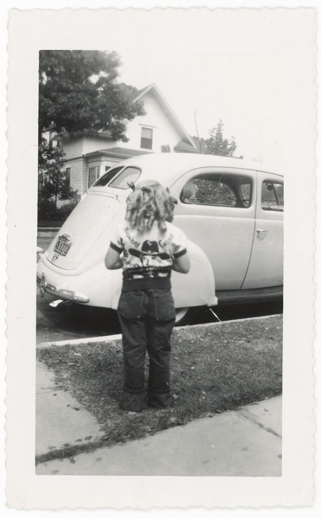 Terrific 1950s Vintage Photo Little GIRL W/ Blond Curls HOPALONG ...