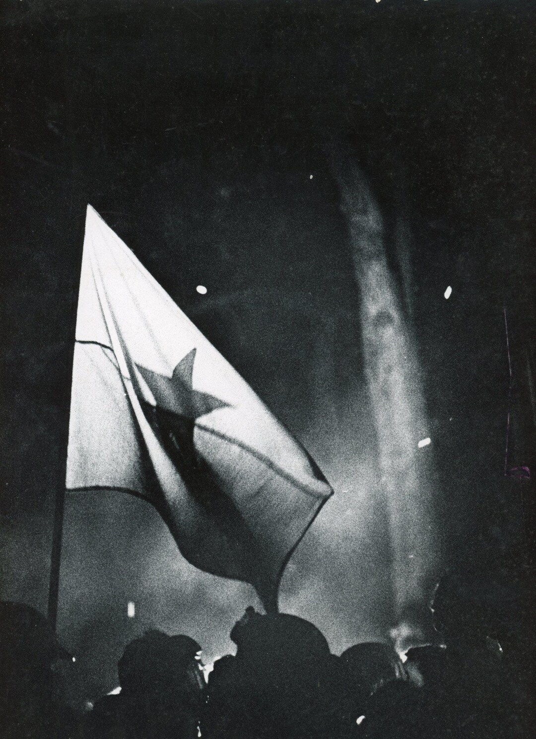 WEATHERMAN RALLY NLF Flag Lincoln Park Chicago Vintage Original Photo ...