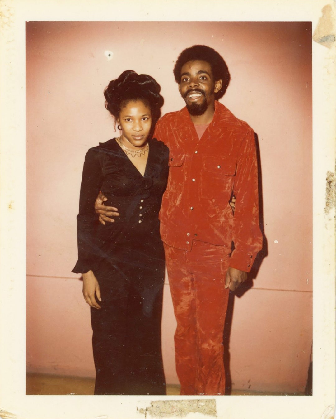 Terrific 1970s Color Stylish POLAROID AFRICAN-AMERICAN Couple in ...