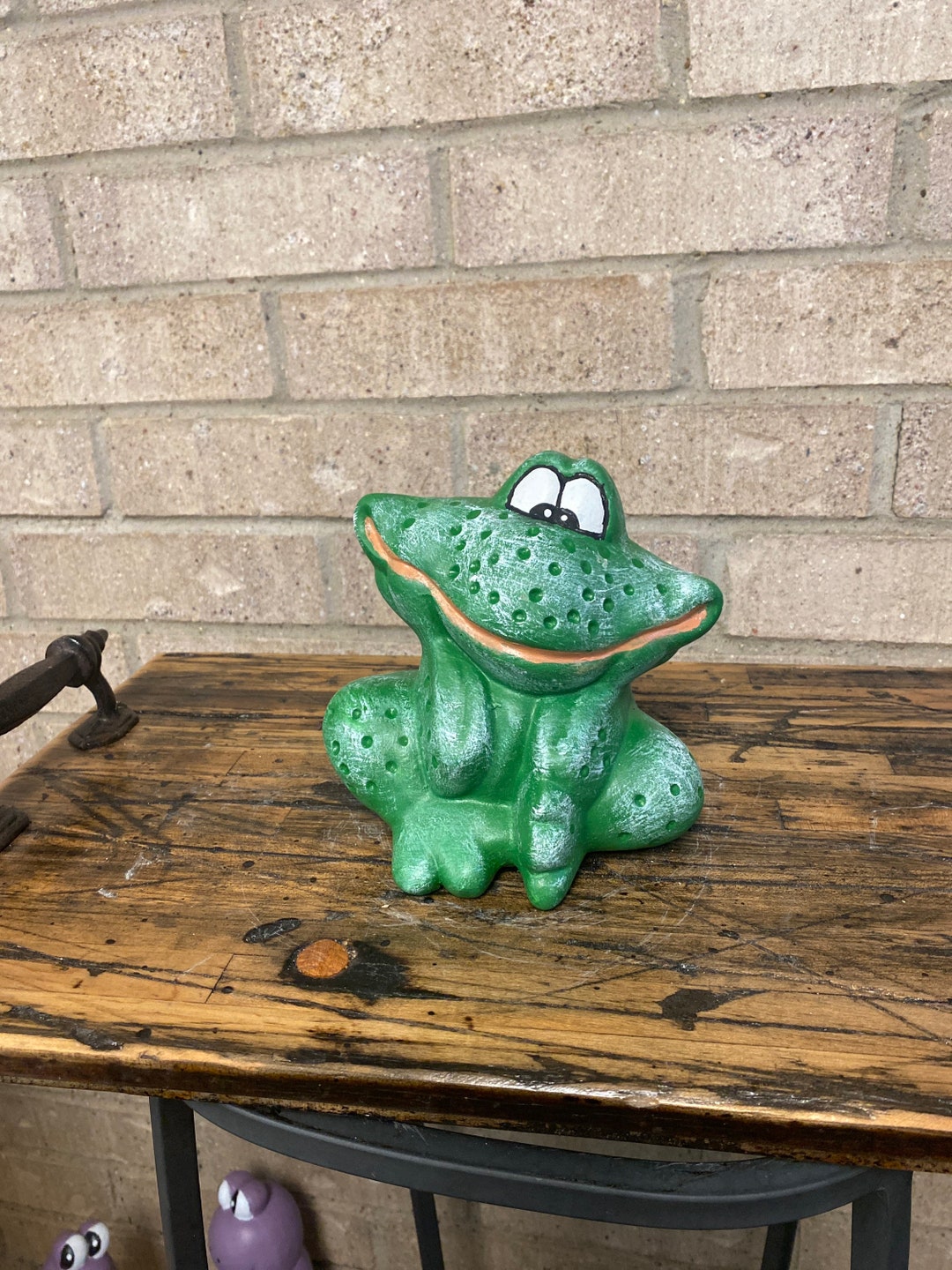 Frog Concrete Frog Frog Statue - Etsy