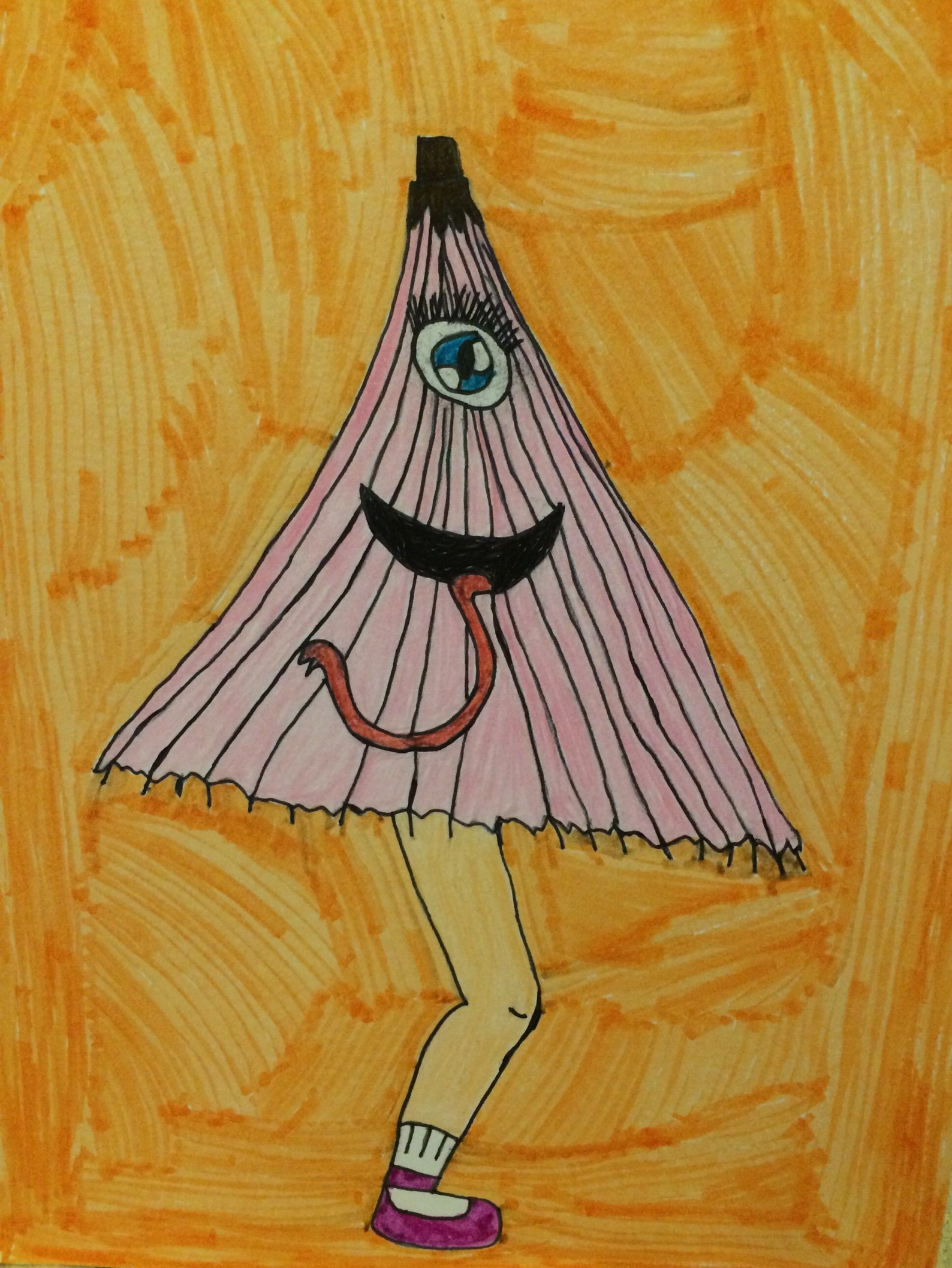 Kawaii Kasa Obake Yokai Drawing - Etsy