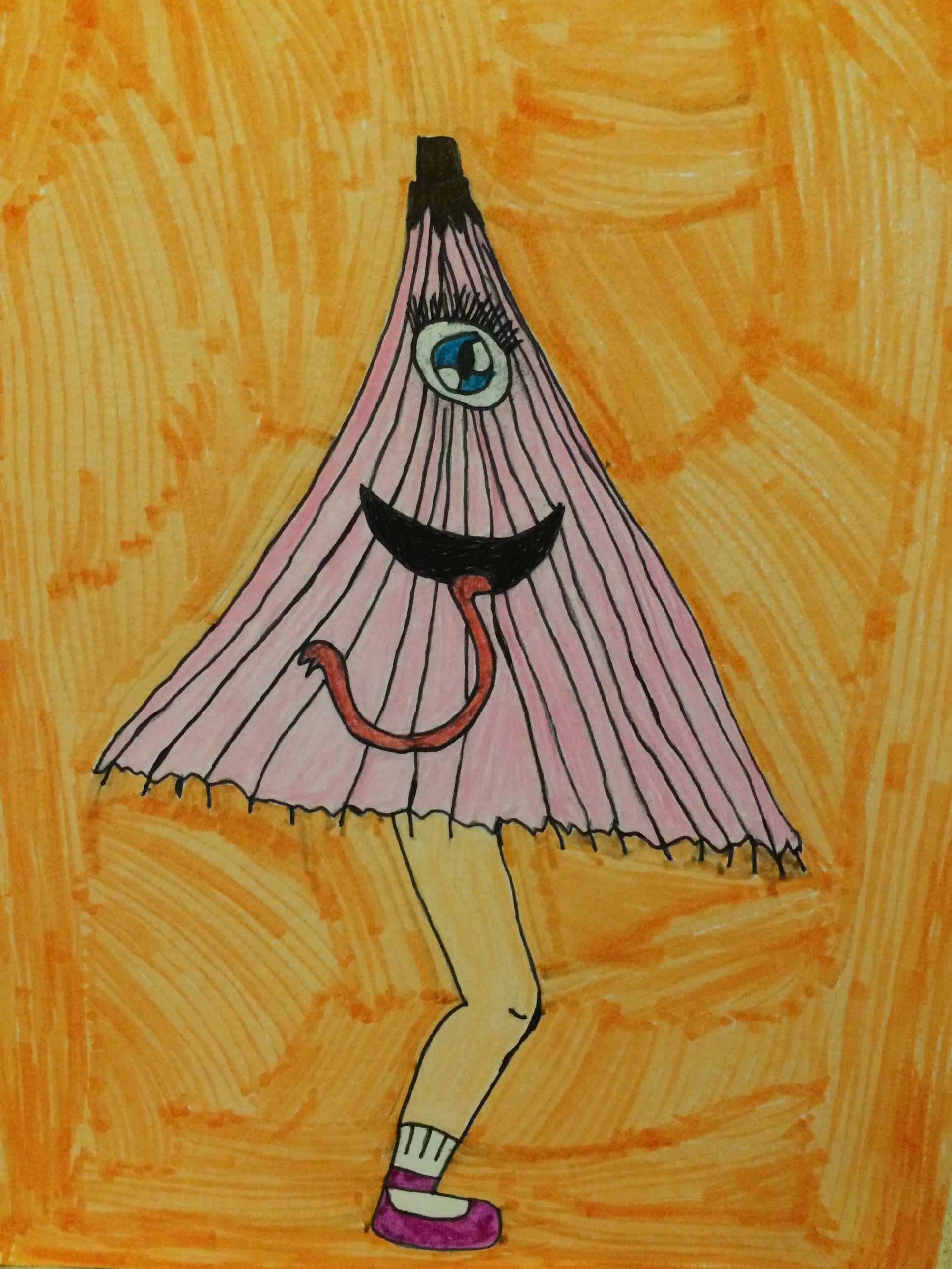 Kawaii Kasa Obake Yokai Drawing - Etsy