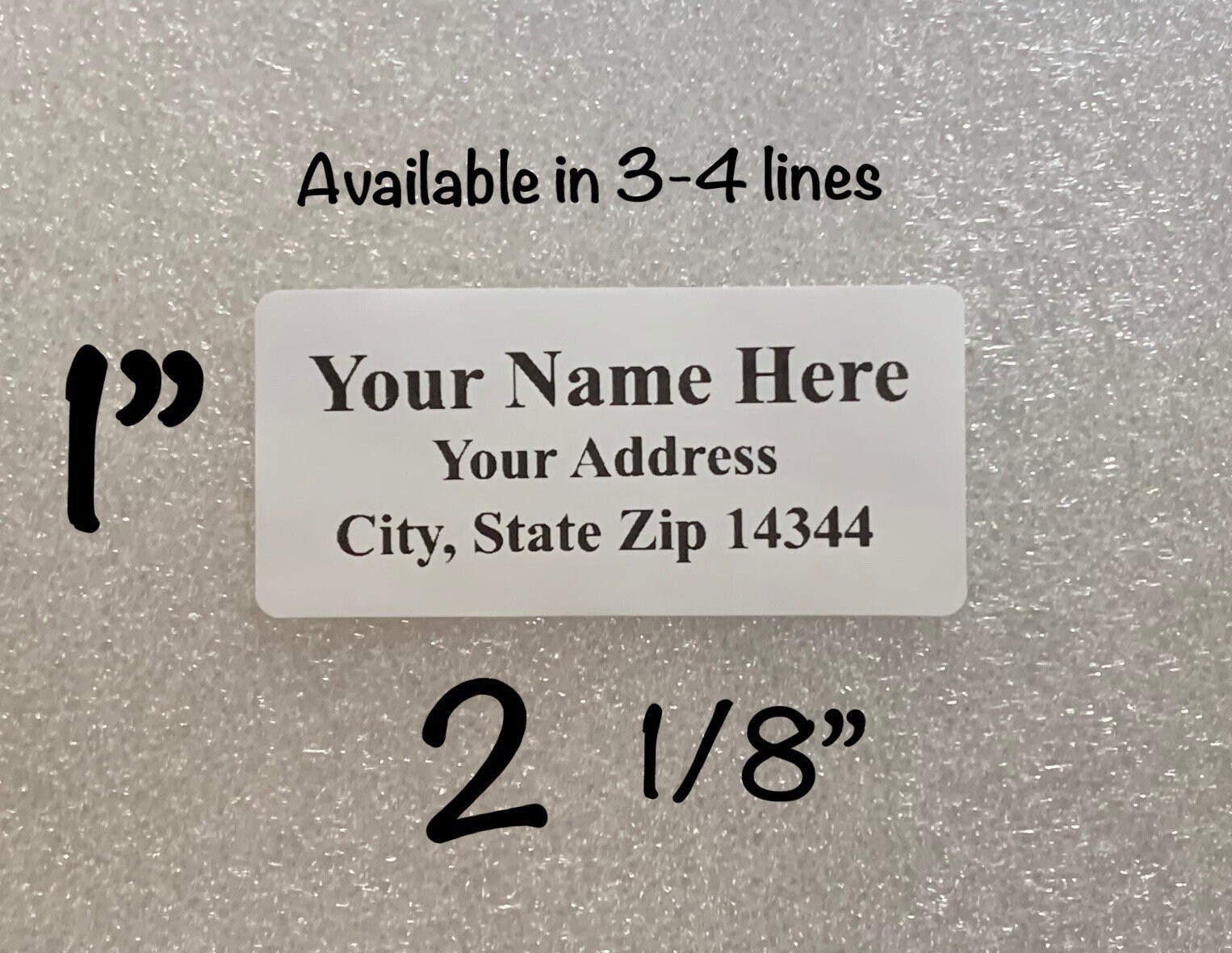 Quality Printed #thermal Address Labels 450pcs - Etsy