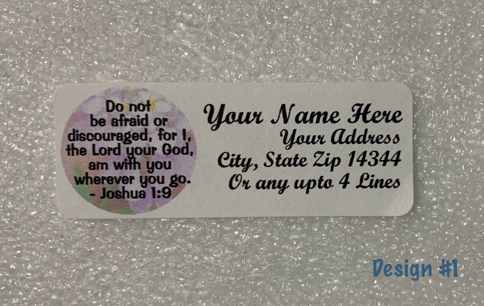 30pcs Quality Printed BIBLE VERSES Personalized Address Labels or Child ...